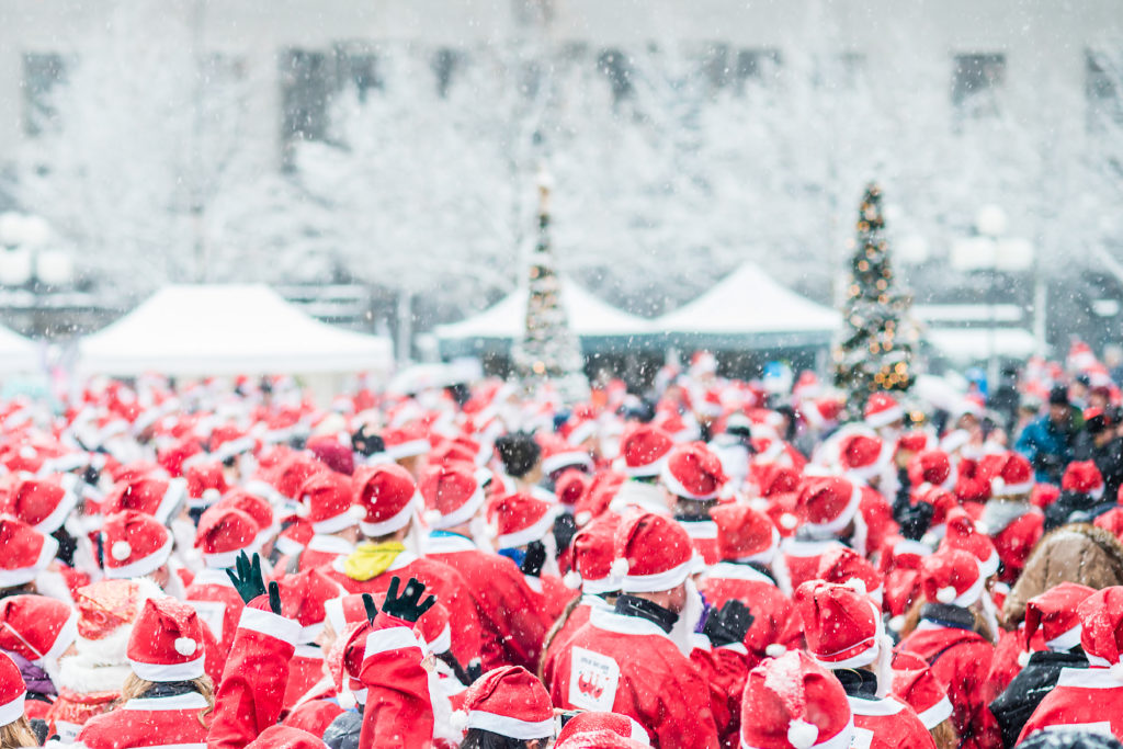 Santa Hustle 5K and Half Marathon - December 9th - Hometown Sevier