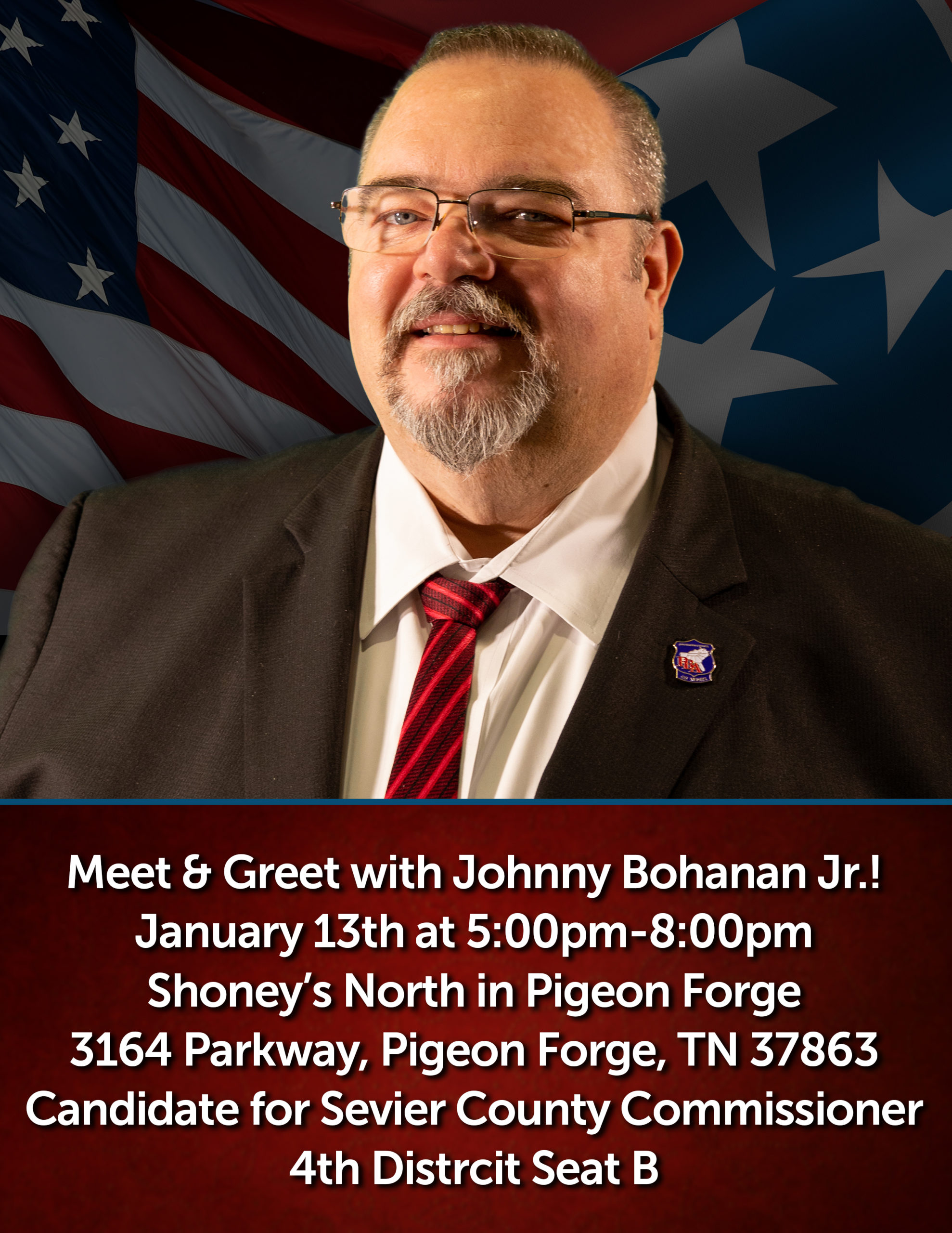 Meet & Greet with Johnny Bohanan Jr. on January 13th! - Hometown Sevier